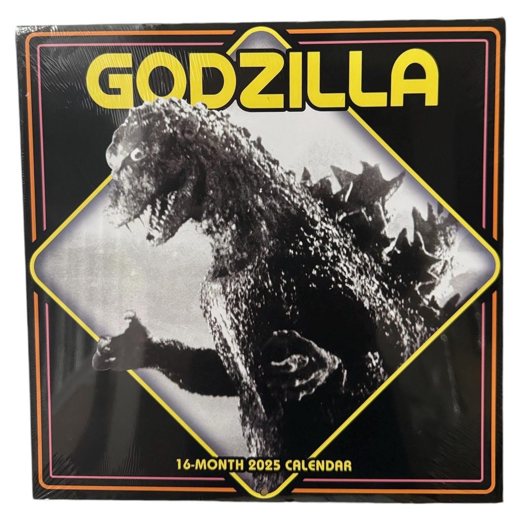 Godzilla With Legacy Characters 2025 11 X 22 16 Month Wall Calendar - Etsy