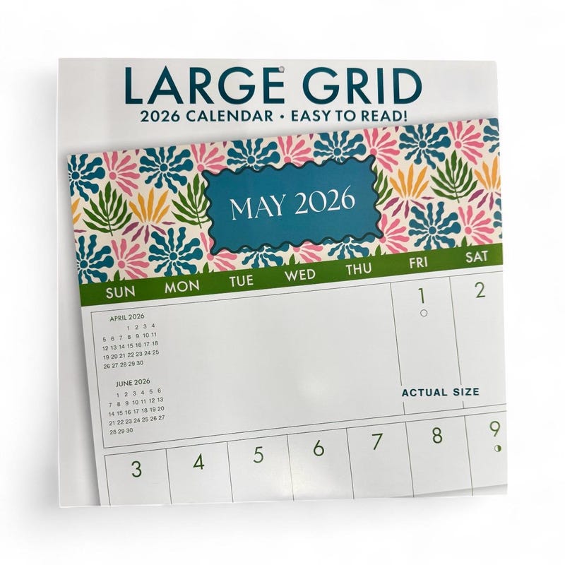 Extra Large Wall Calendar - Etsy
