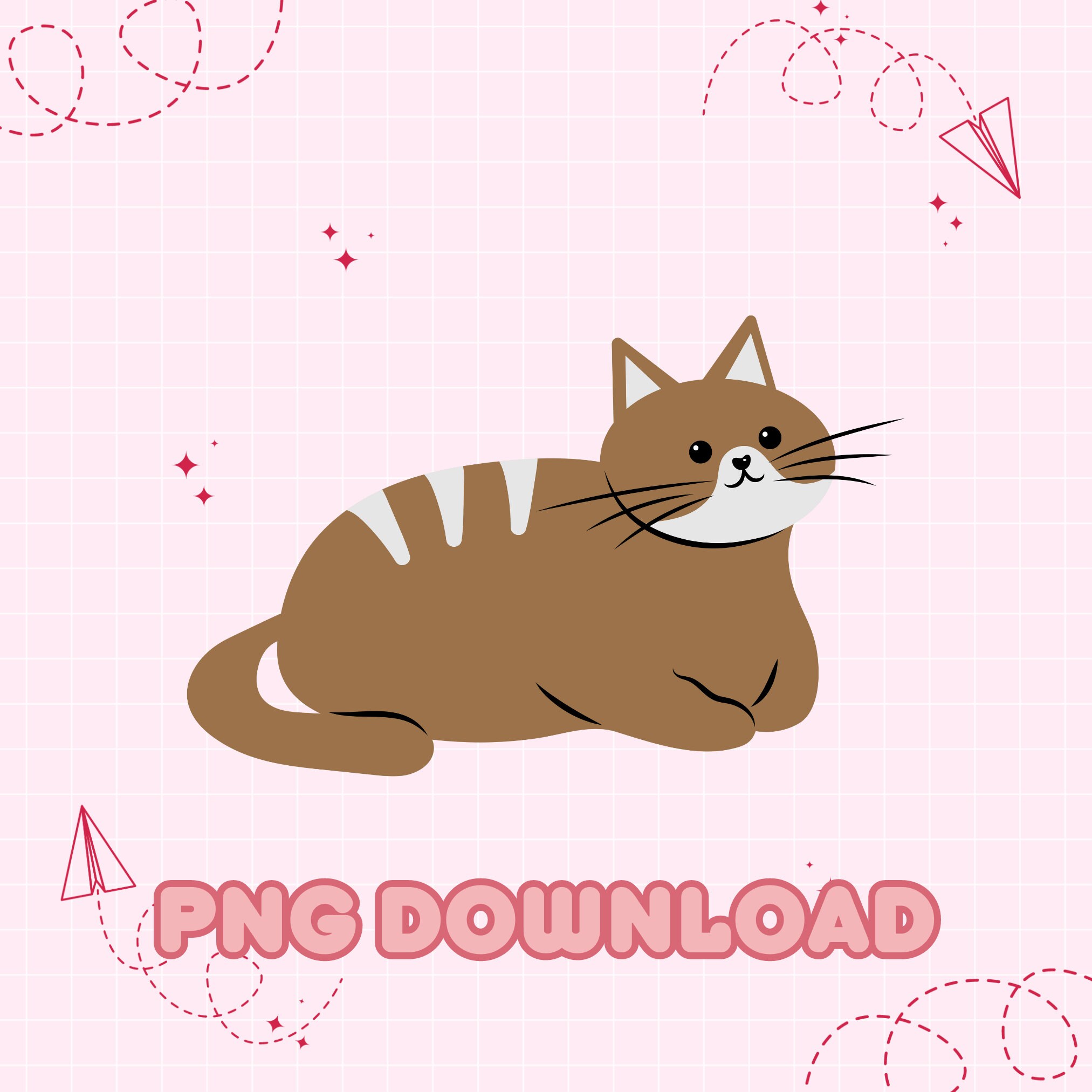 Cartoon Cat Bundle PNG Download - Etsy