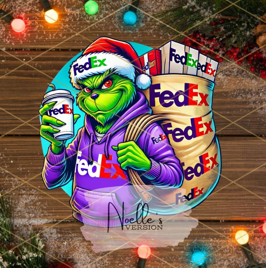 Fedex Christmas Digital Download PNG ONLY - Etsy
