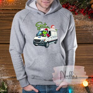 USPS the Real Santa Van Christmas Hoodie - Etsy