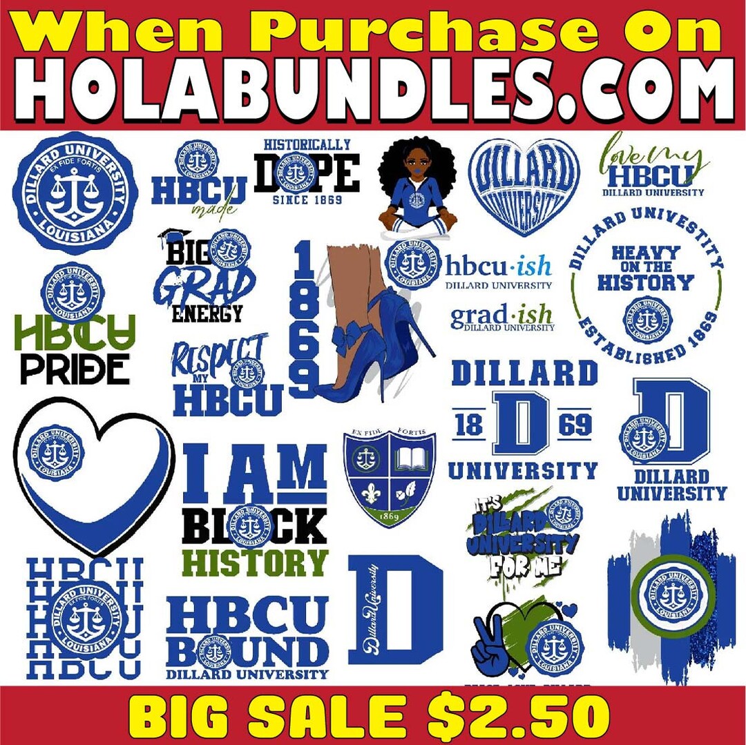 Dillard University Svg and Hbcu Svg Bundle Digital Download - Etsy