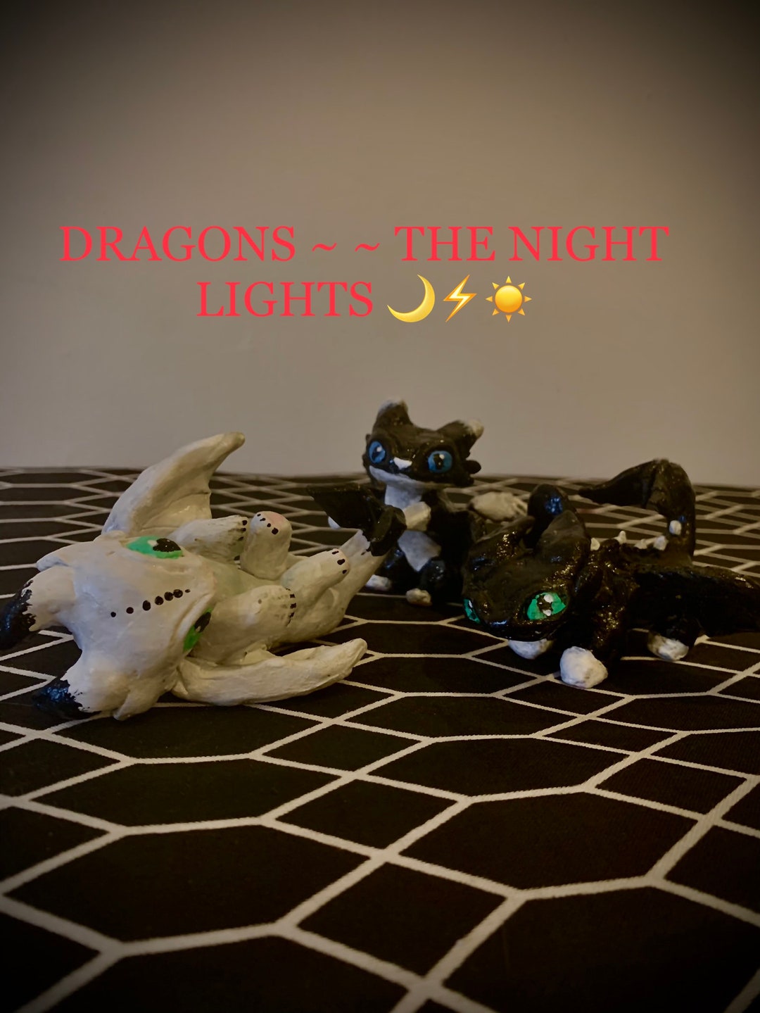 THE NIGHT LIGHTS (how to Train Your Dragon ~ the Hidden World) Clay ...