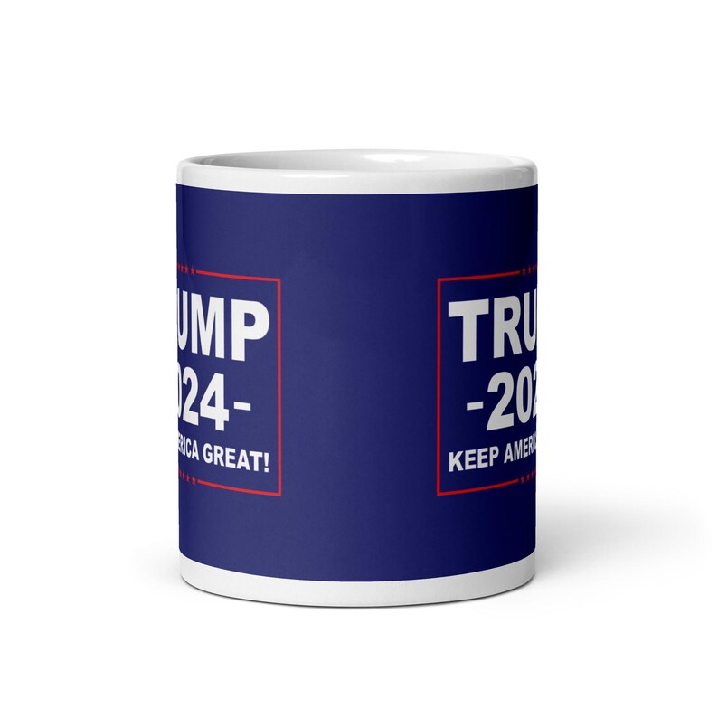 Trump 2024 Keep America Great Coffee Mug USA Presidential Election Vote ...