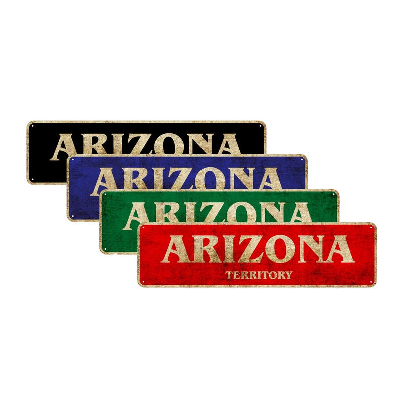Arizona Metal Sign - Etsy
