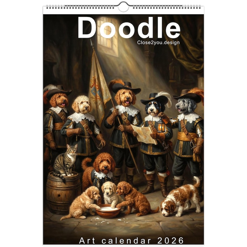 Doodle Style Calendar - Etsy