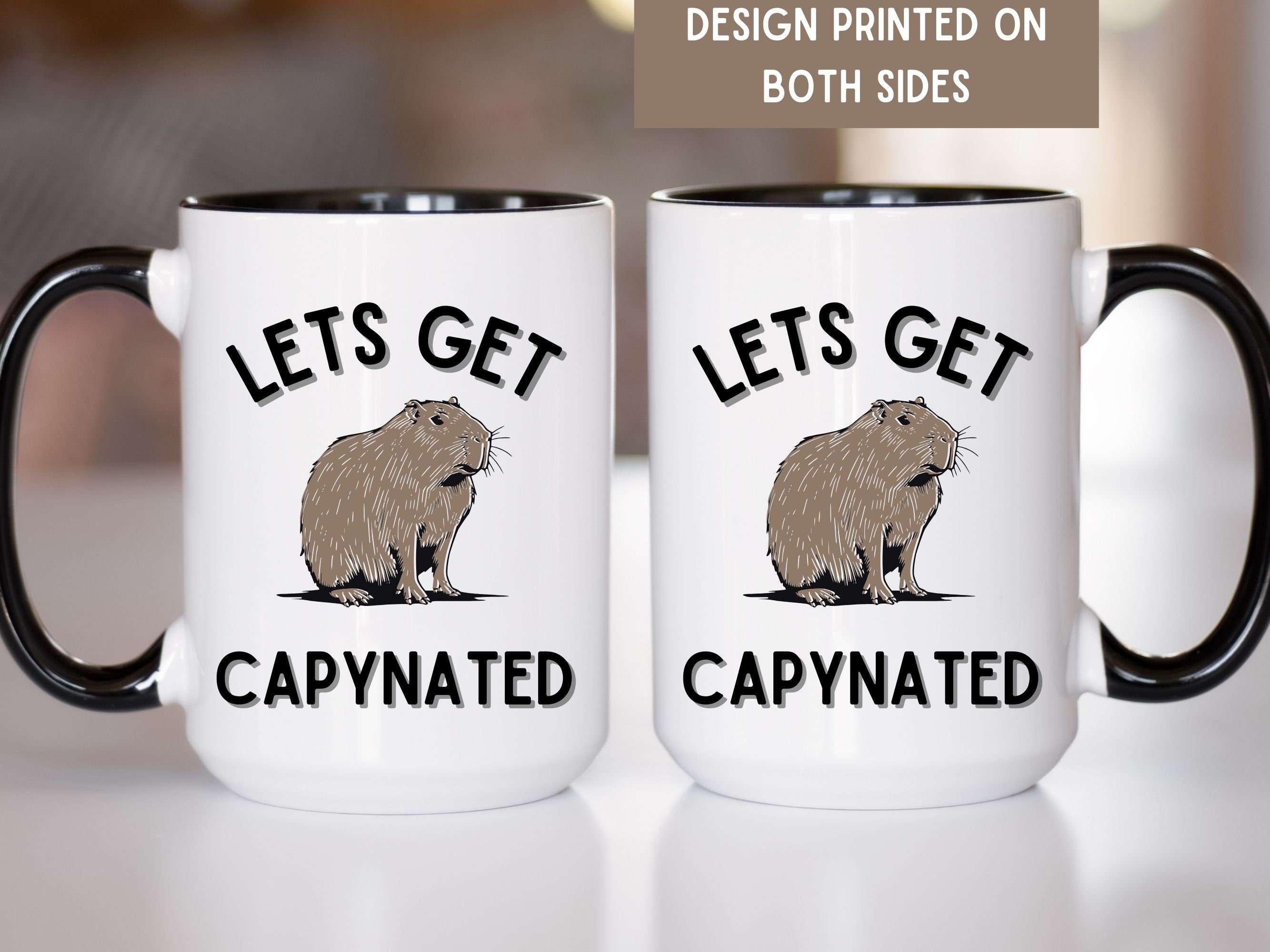 Capybara Mug, Capybara Lover Gifts, Funny Capybara Animal Joke ...