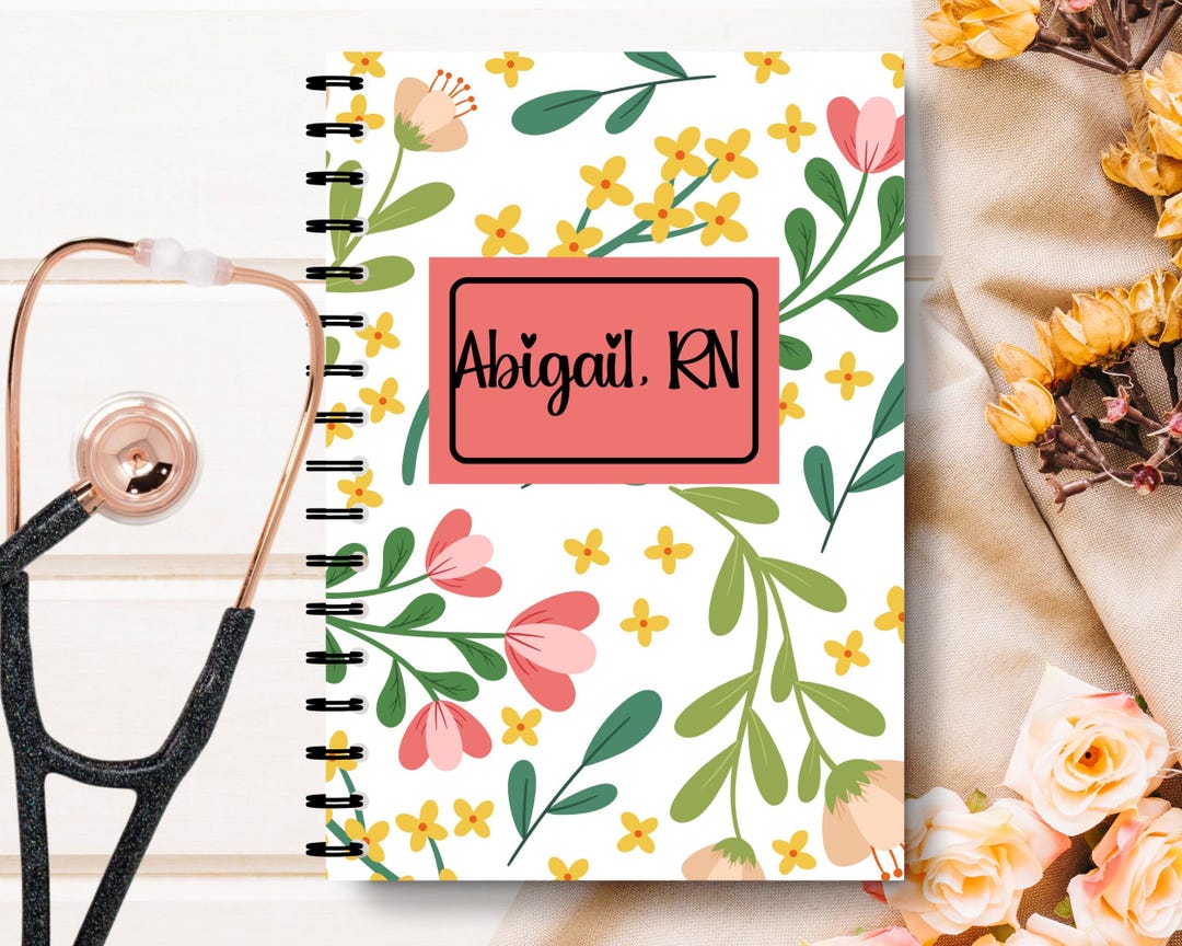 Custom Nurse Report Journal, New Grad Gift, Student Nurse Planner for ...