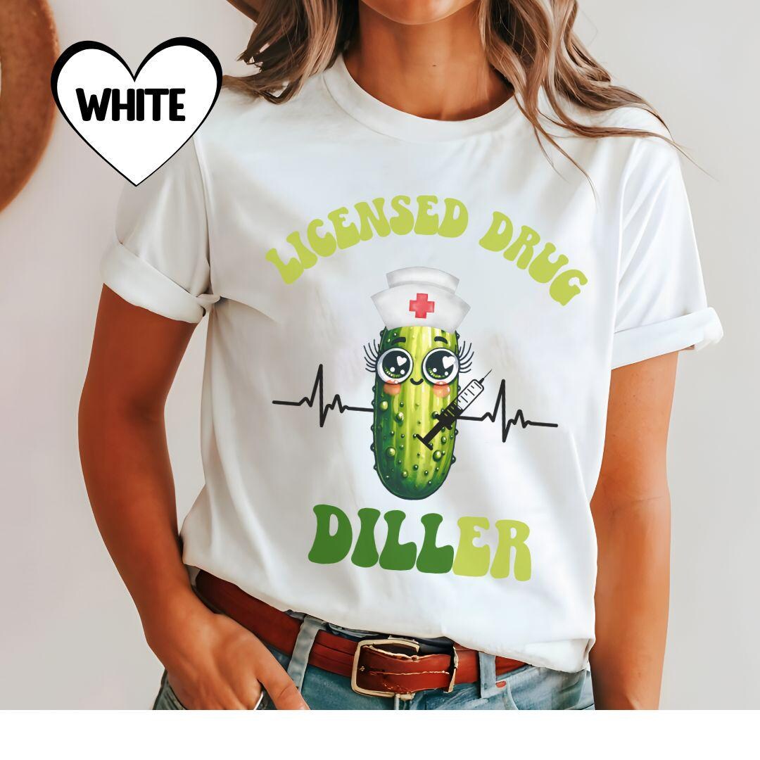 Funny Pickle Lover Shirt, Funny Nurse Tshirt, Cute Nurse Shirt, Nursing ...