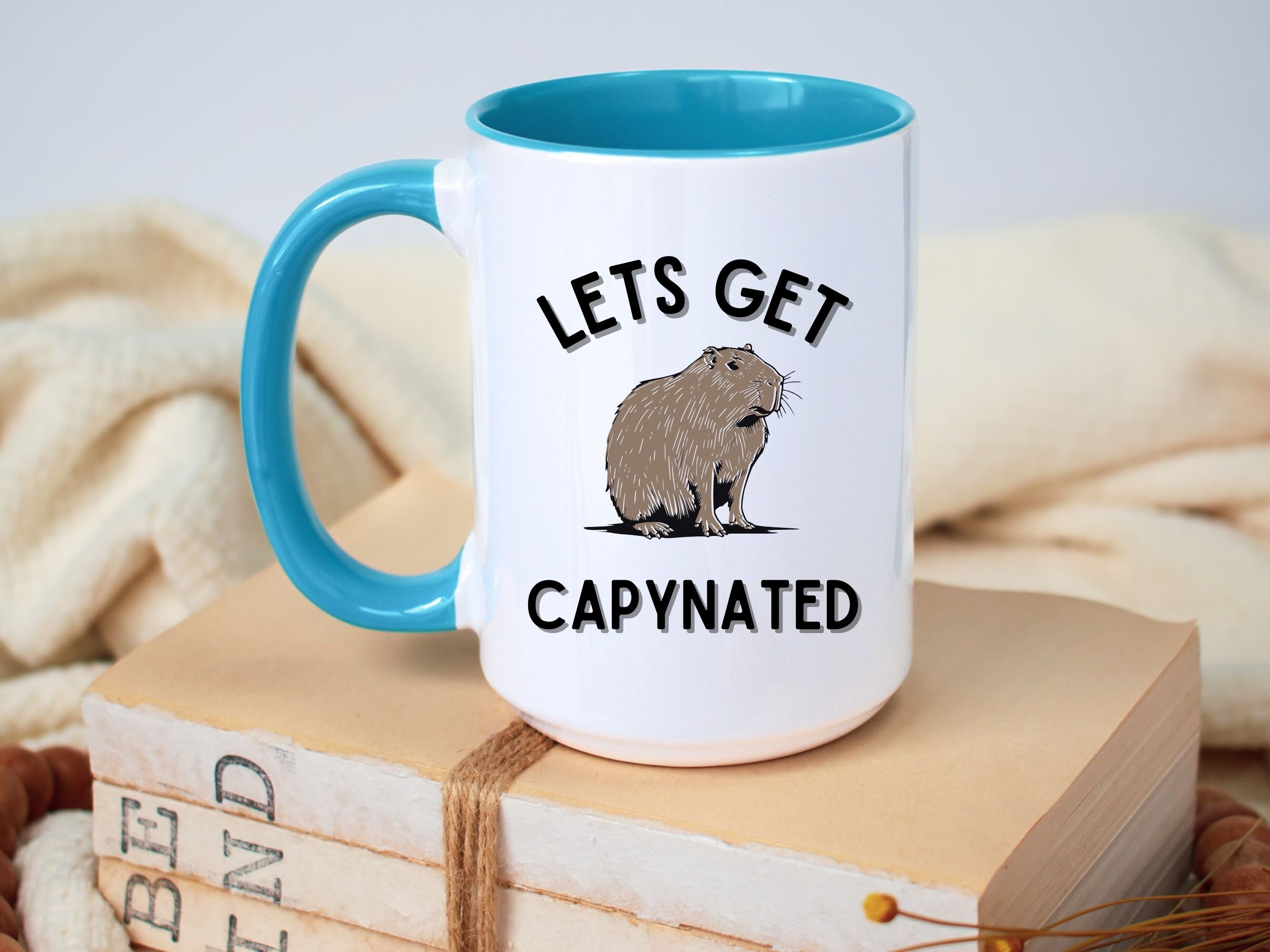 Capybara Mug, Capybara Lover Gifts, Funny Capybara Animal Joke ...