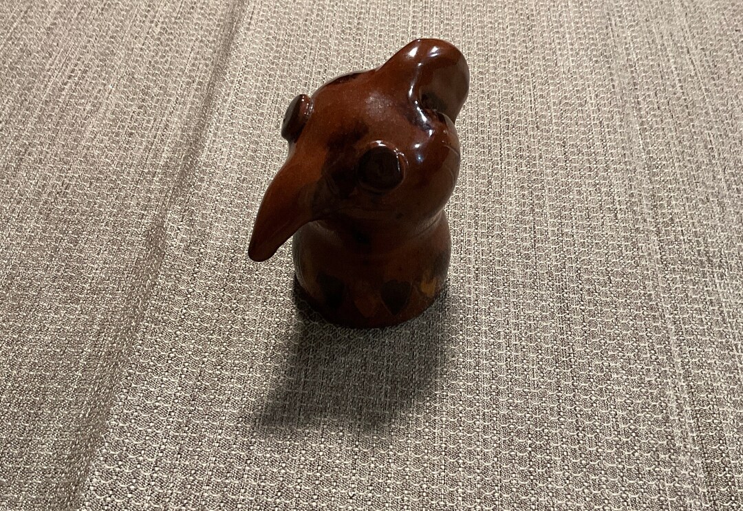 1990 Breininger Pottery Folky Eagle Head Bank - Etsy