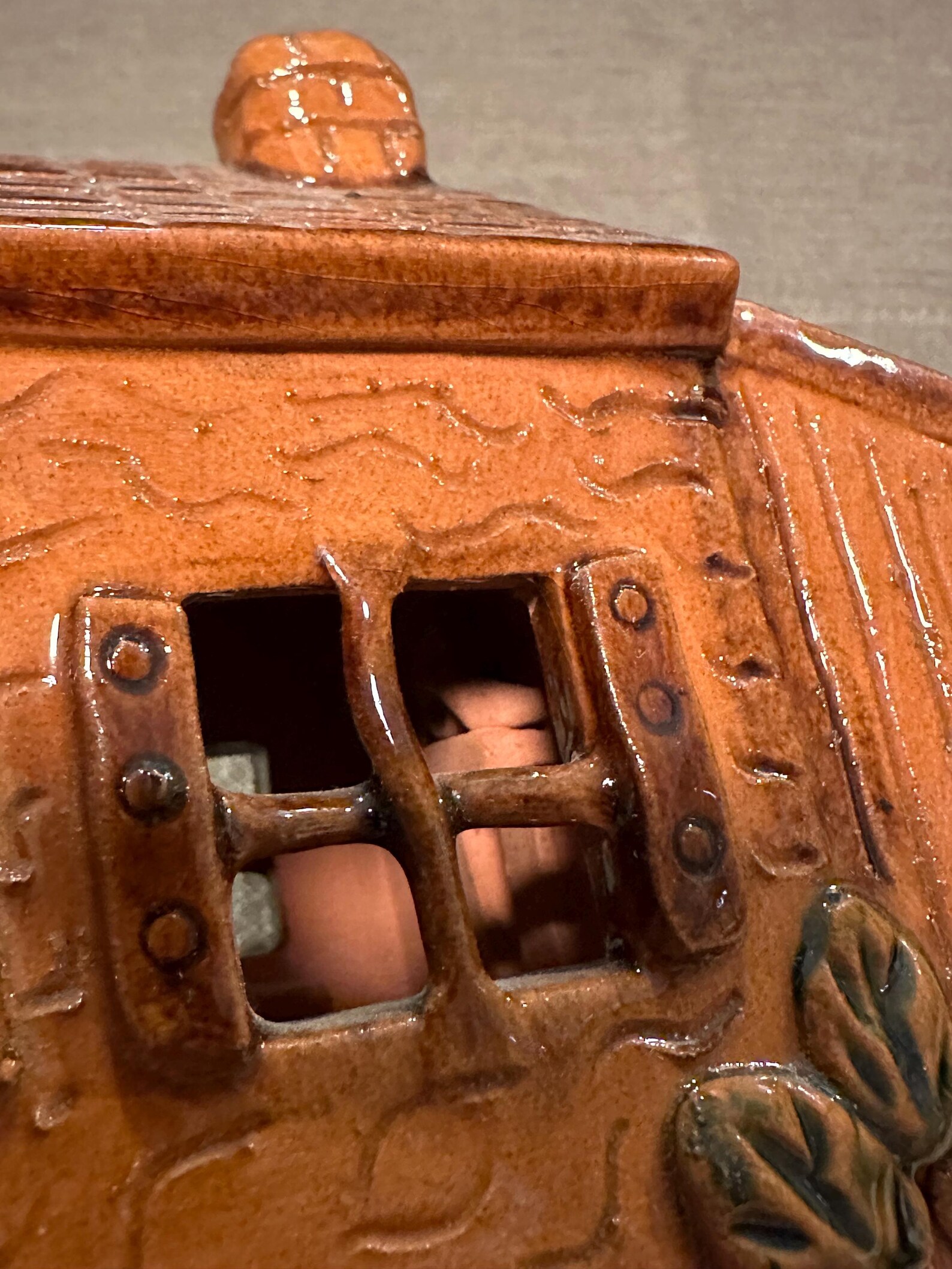 Scarce Breininger Pottery Redware Model of Breininger Potting Shed#320 ...