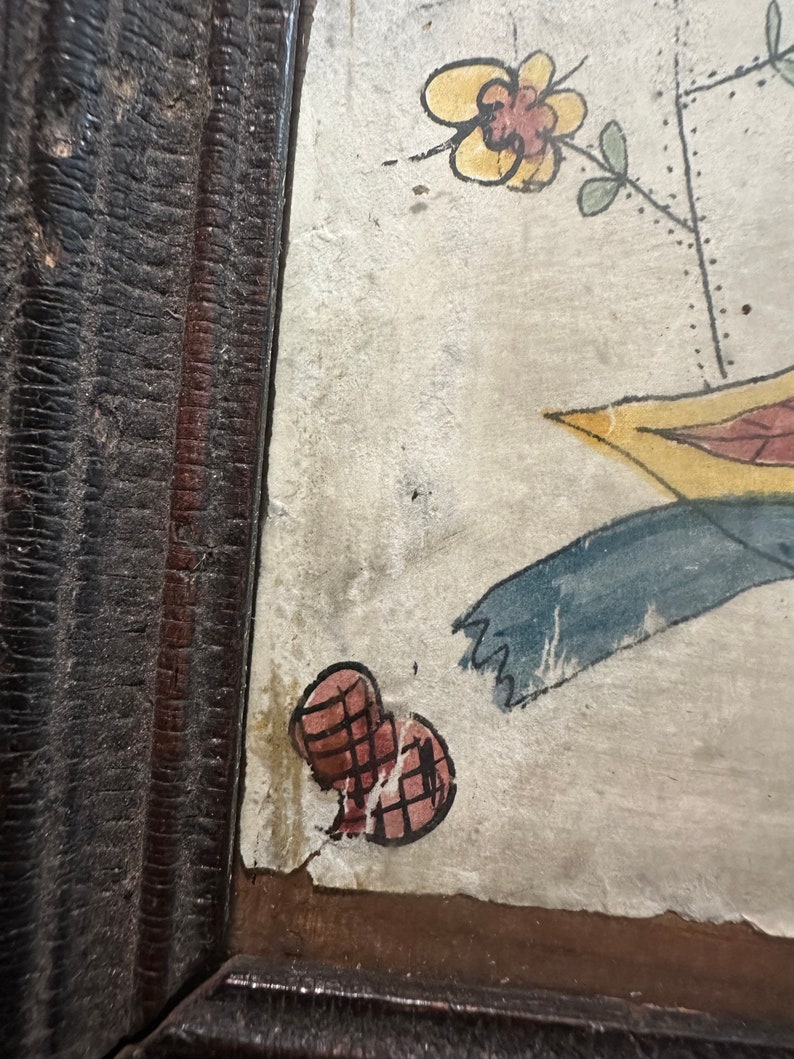 Rare 1966 Lester Breininger Fraktur Reward of Merit - Etsy