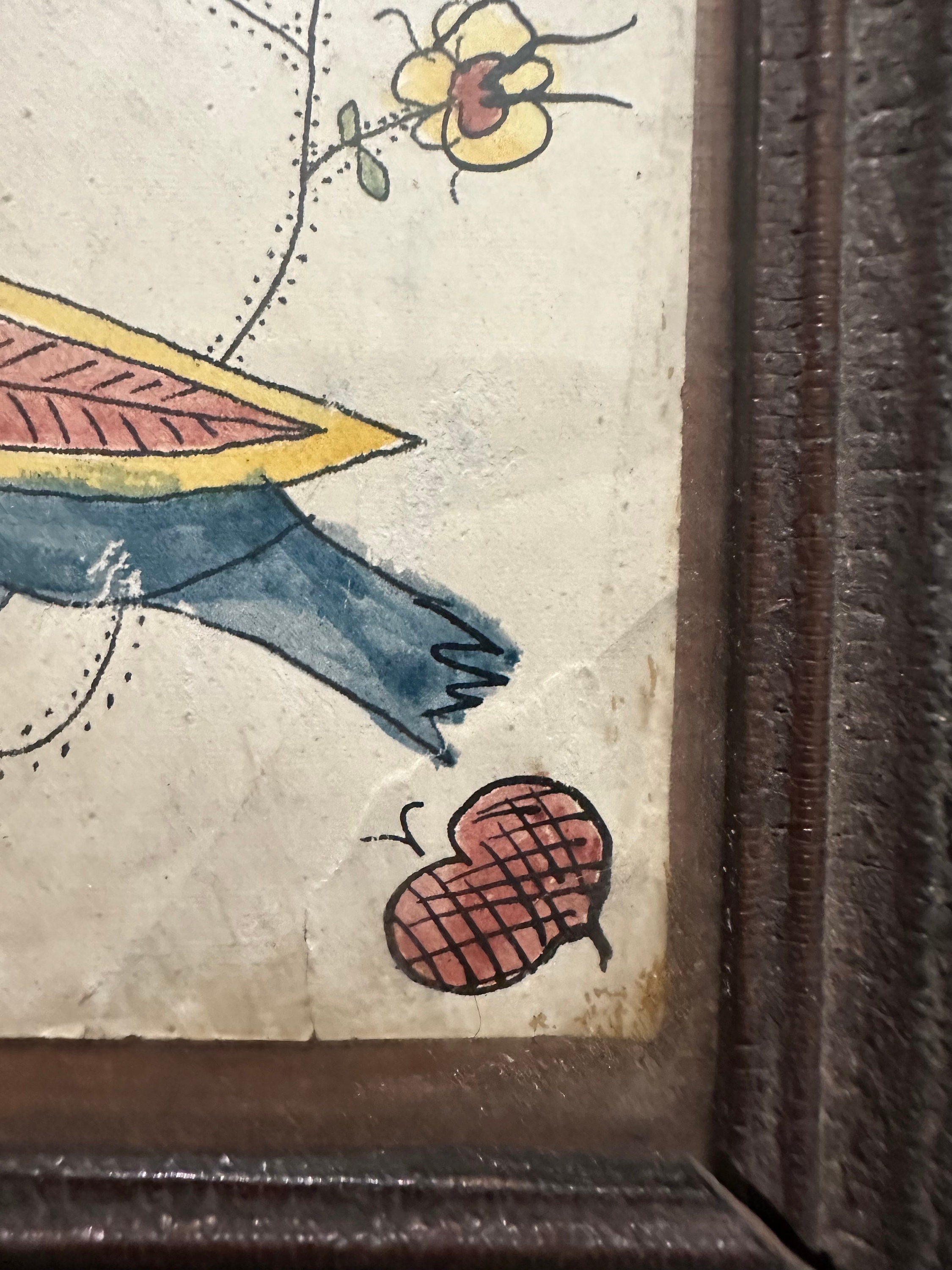 Rare 1966 Lester Breininger Fraktur Reward of Merit - Etsy