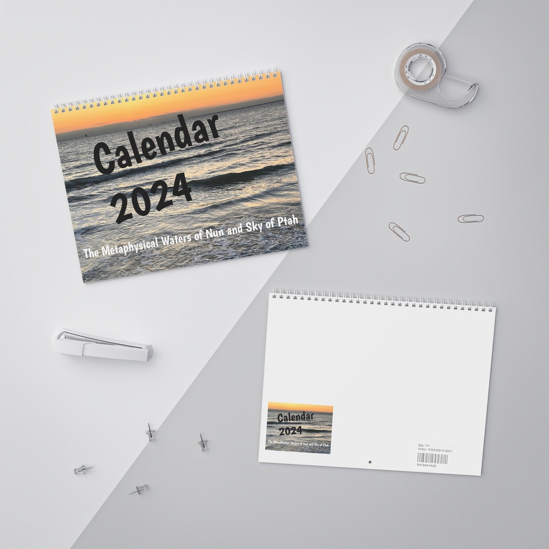 Calendar 2024 the Metaphysical Waters of Nun and Sky of Ptah - Etsy