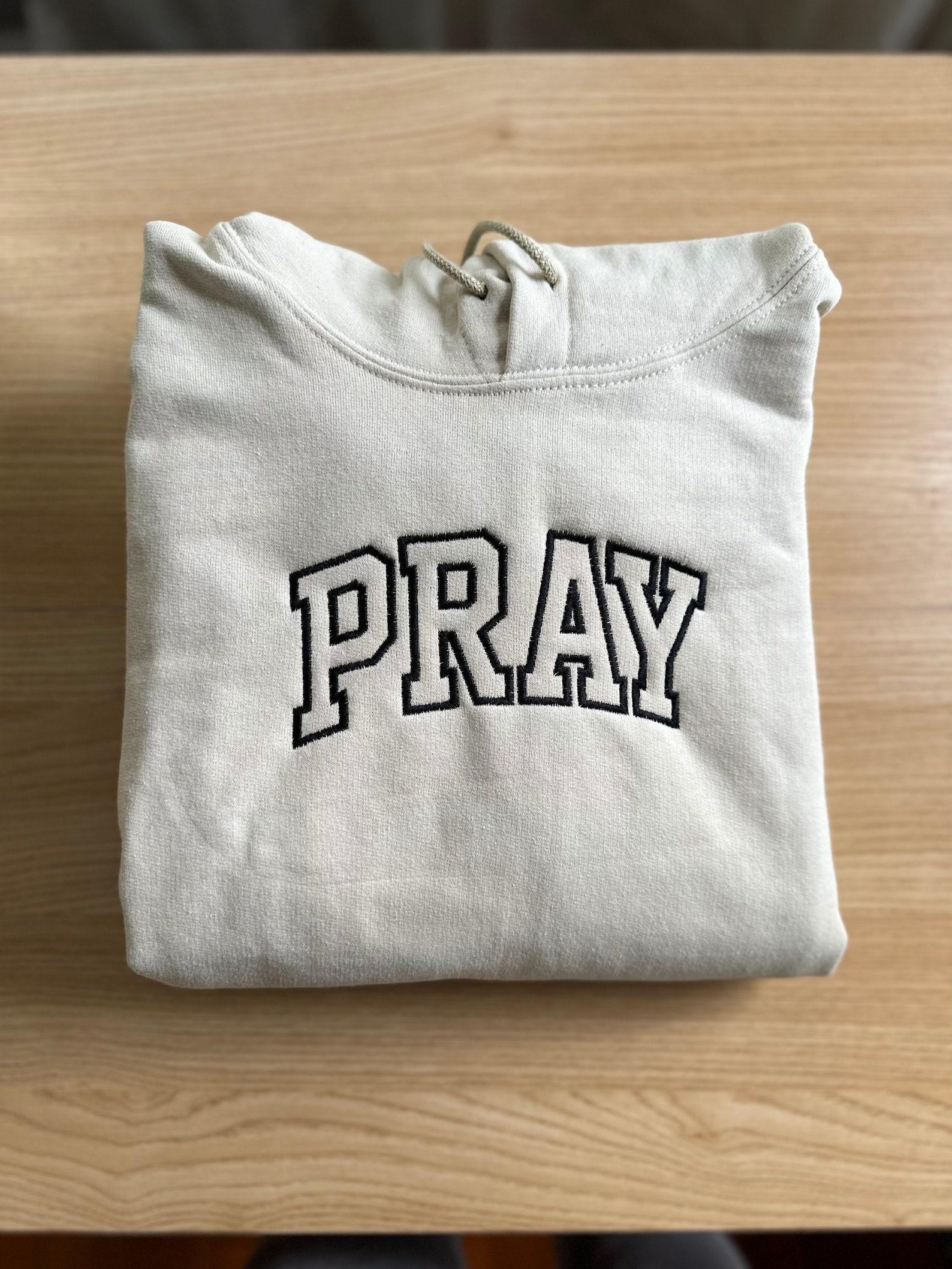 Pray Embroidery Sweatshirt Christian Embroidery Design Faith Clothing ...