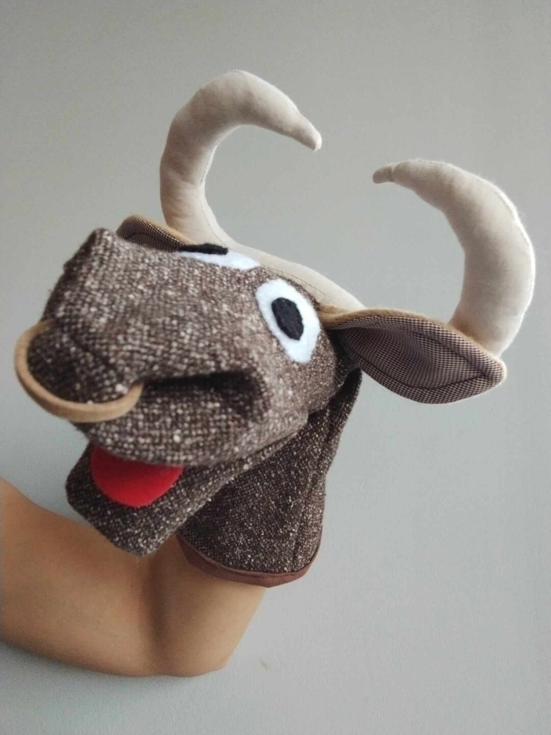 Bull Hand Puppet Highland Cow Storytelling and Fun a Gift for Children ...