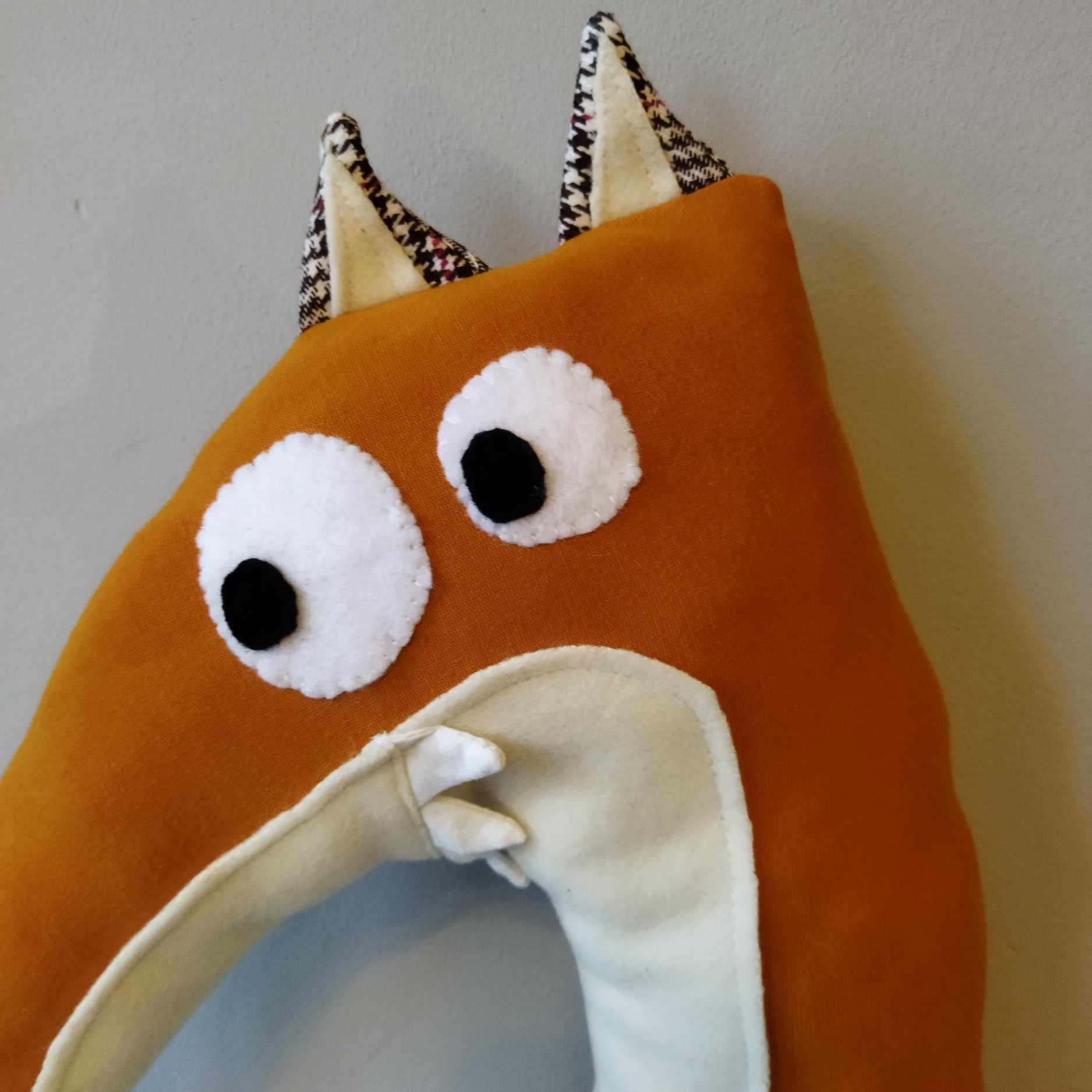 Large Plush Toy Fox, Red Fox, Stuffed Animal, Funny Mascot, Gift for a ...