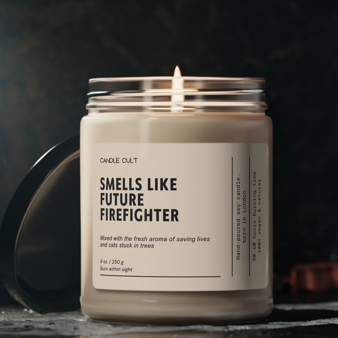 Smells Like Future Firefighter Scented Soy Candle, High School ...