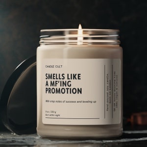 Smells Like A Mf'ing Promotion Soy Wax Candle, Promotion Gift ...