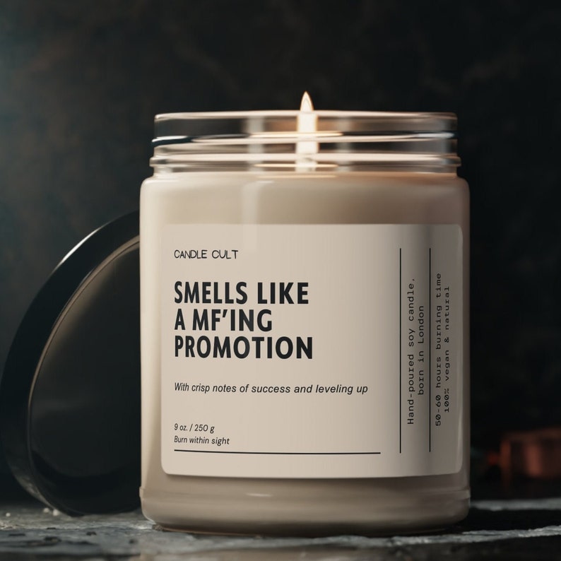 Smells Like A Mf'ing Promotion Soy Wax Candle, Promotion Gift ...