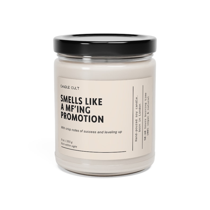 Smells Like A Mf'ing Promotion Soy Wax Candle, Promotion Gift ...
