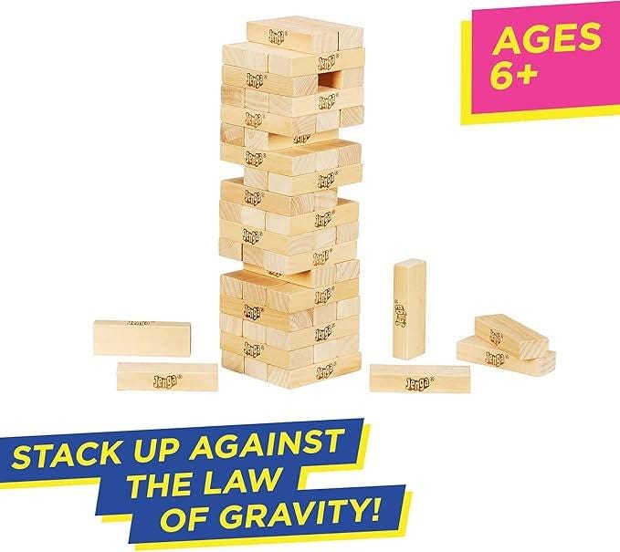 Jenga Classic Games Children Family Entertainment Party Early Education ...