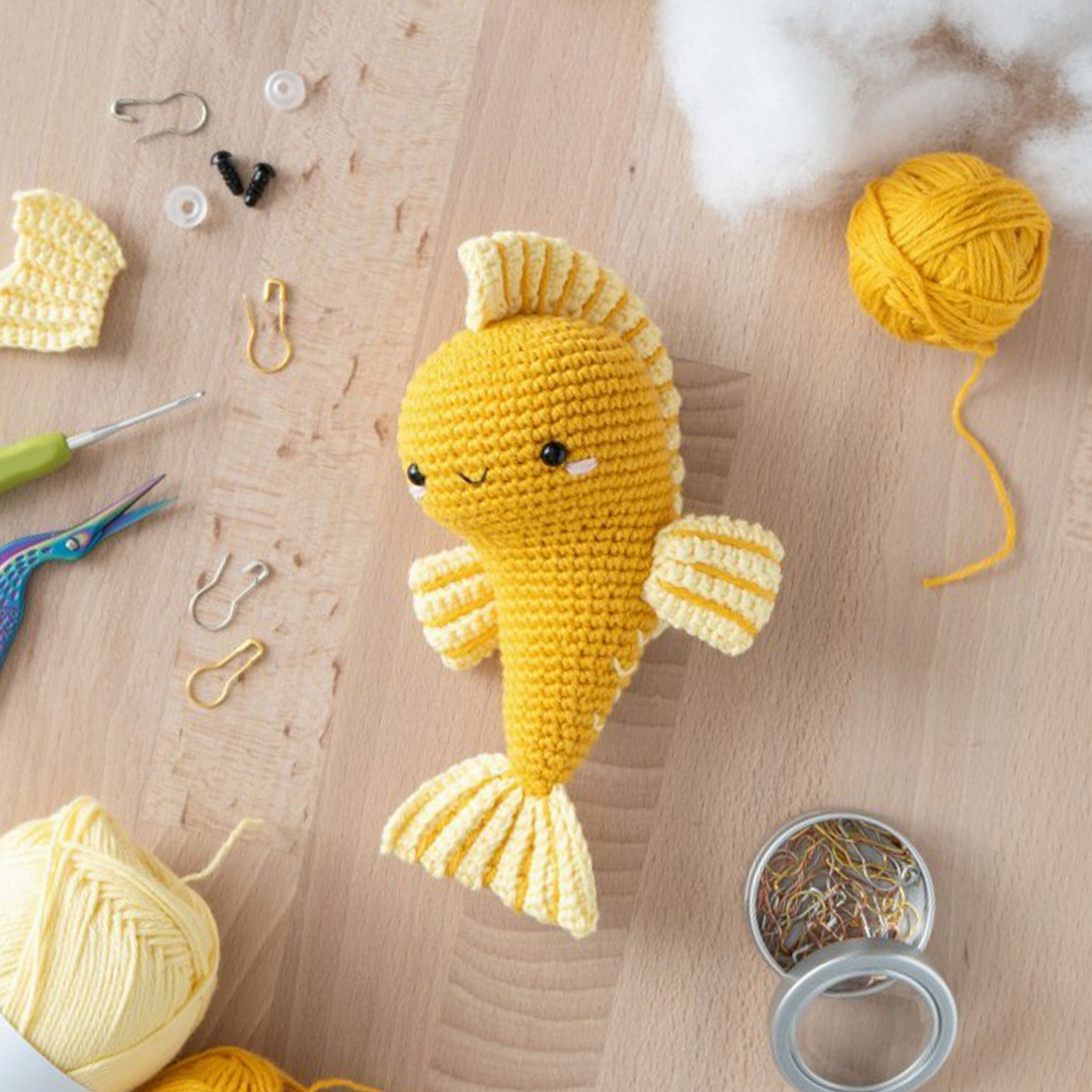 Goldfish Crochet Pattern , Amigurumi Goldfish Pattern , Digital Instant ...