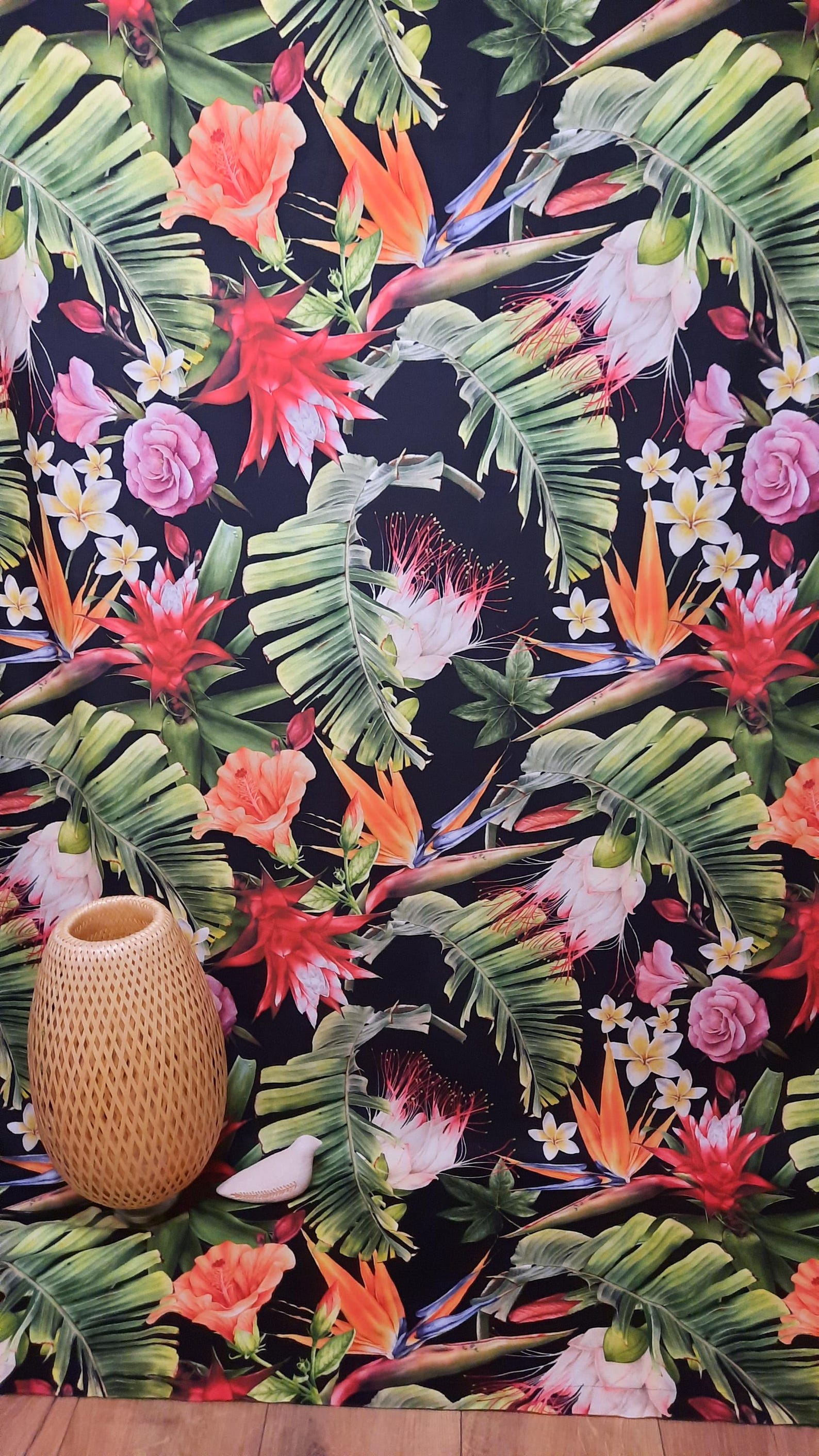 Jungle Velvet Upholstery Fabric / Tropcal Velvet Fabric / Jungle Velvet ...