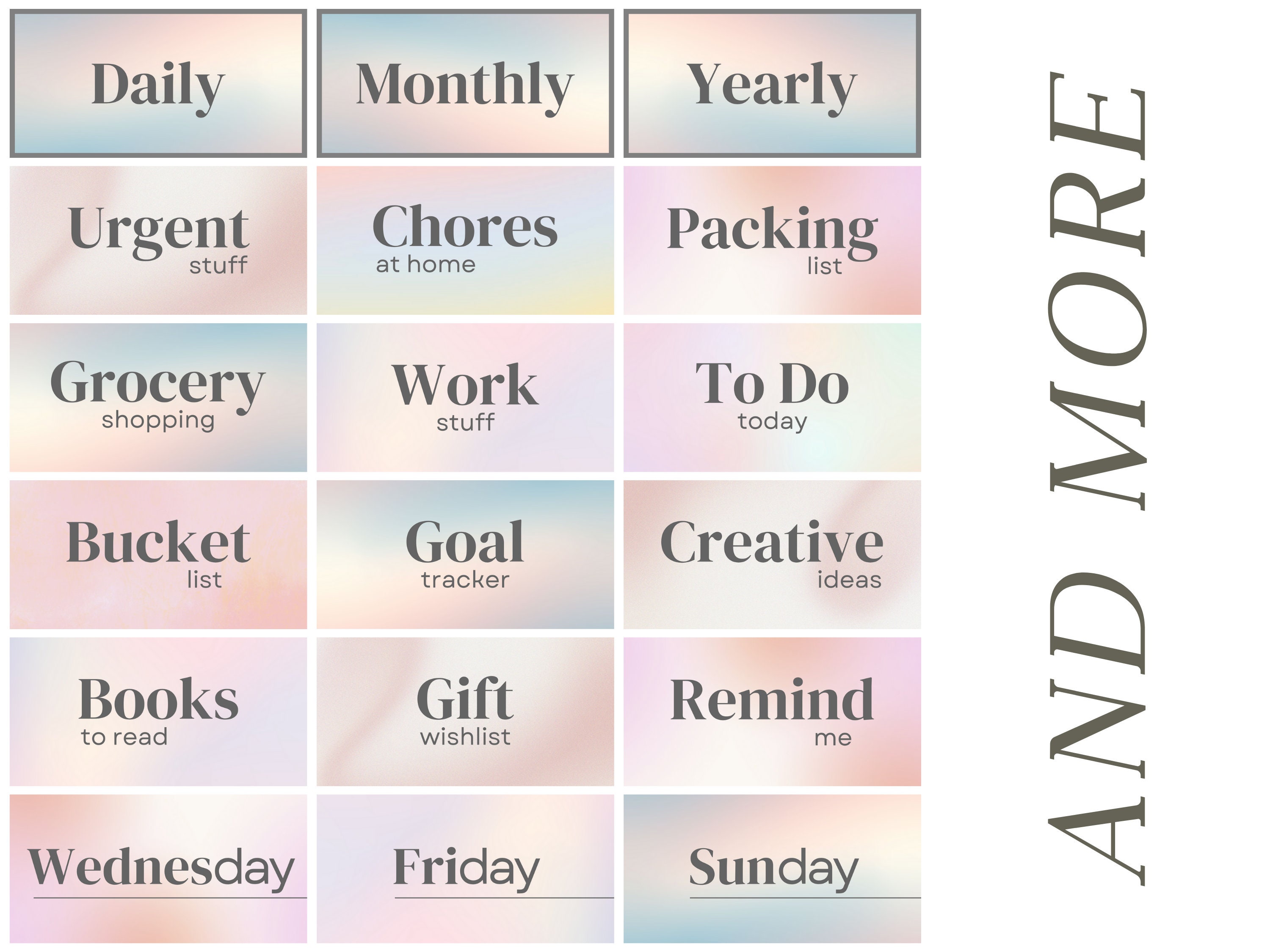 Google Keep Headers | 25 Pastel & Aesthetic Designs - Etsy