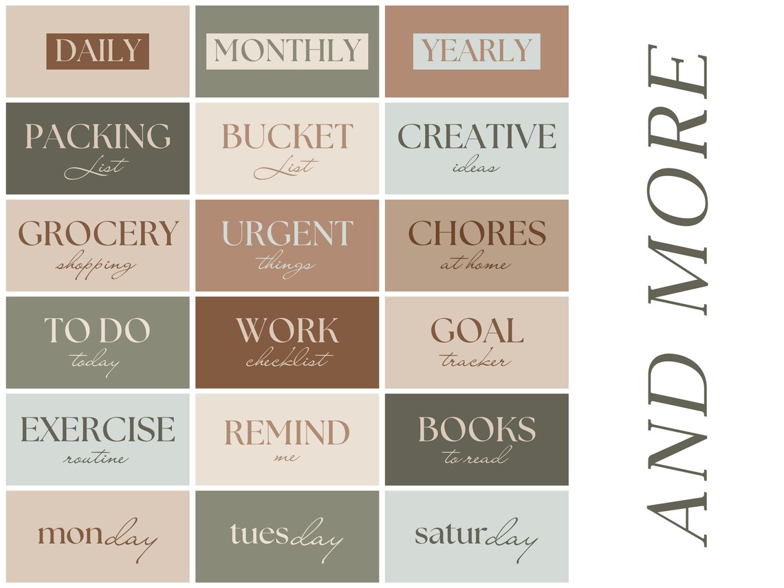 Google Keep Headers | 25 Neutral & Aesthetic Designs - Etsy