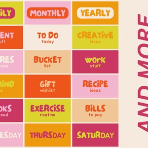 Google Keep Headers | 25 Bright Designs (digital Download) - Etsy