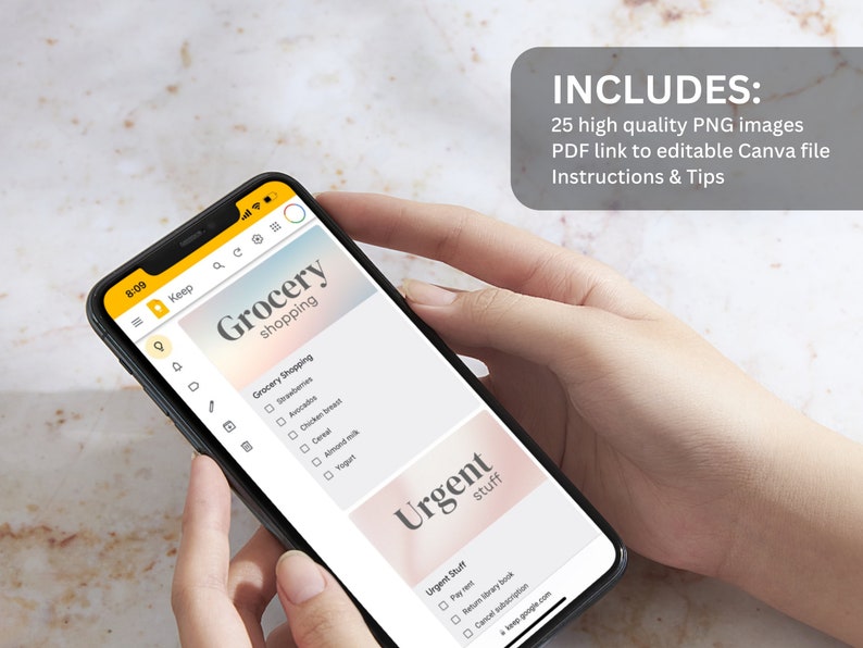 Google Keep Headers | 25 Pastel Designs (digital Download) - Etsy