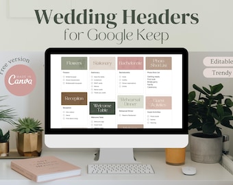 Google Keep Headers | 25 Neutral & Aesthetic Designs - Etsy