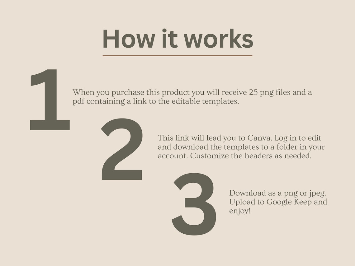 Google Keep Headers | 25 Neutral & Aesthetic Designs - Etsy