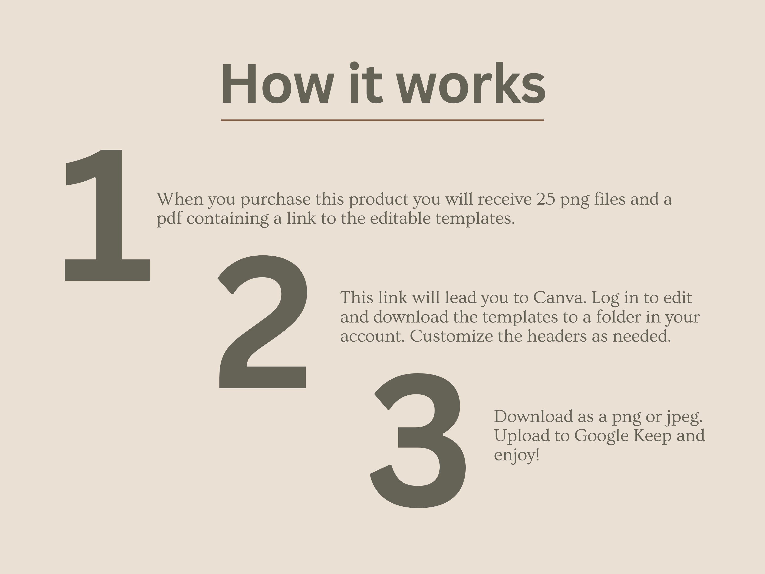 Google Keep Headers | 25 Neutral & Aesthetic Designs - Etsy