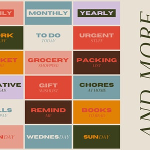 Google Keep Headers | 25 Trendy & Bold Designs (digital Download) - Etsy
