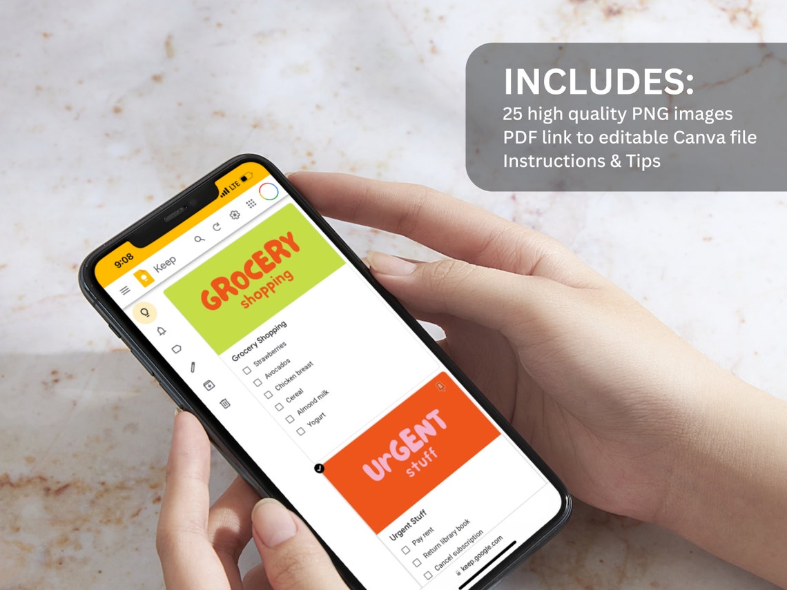 Google Keep Headers | 25 Bright Designs - Etsy