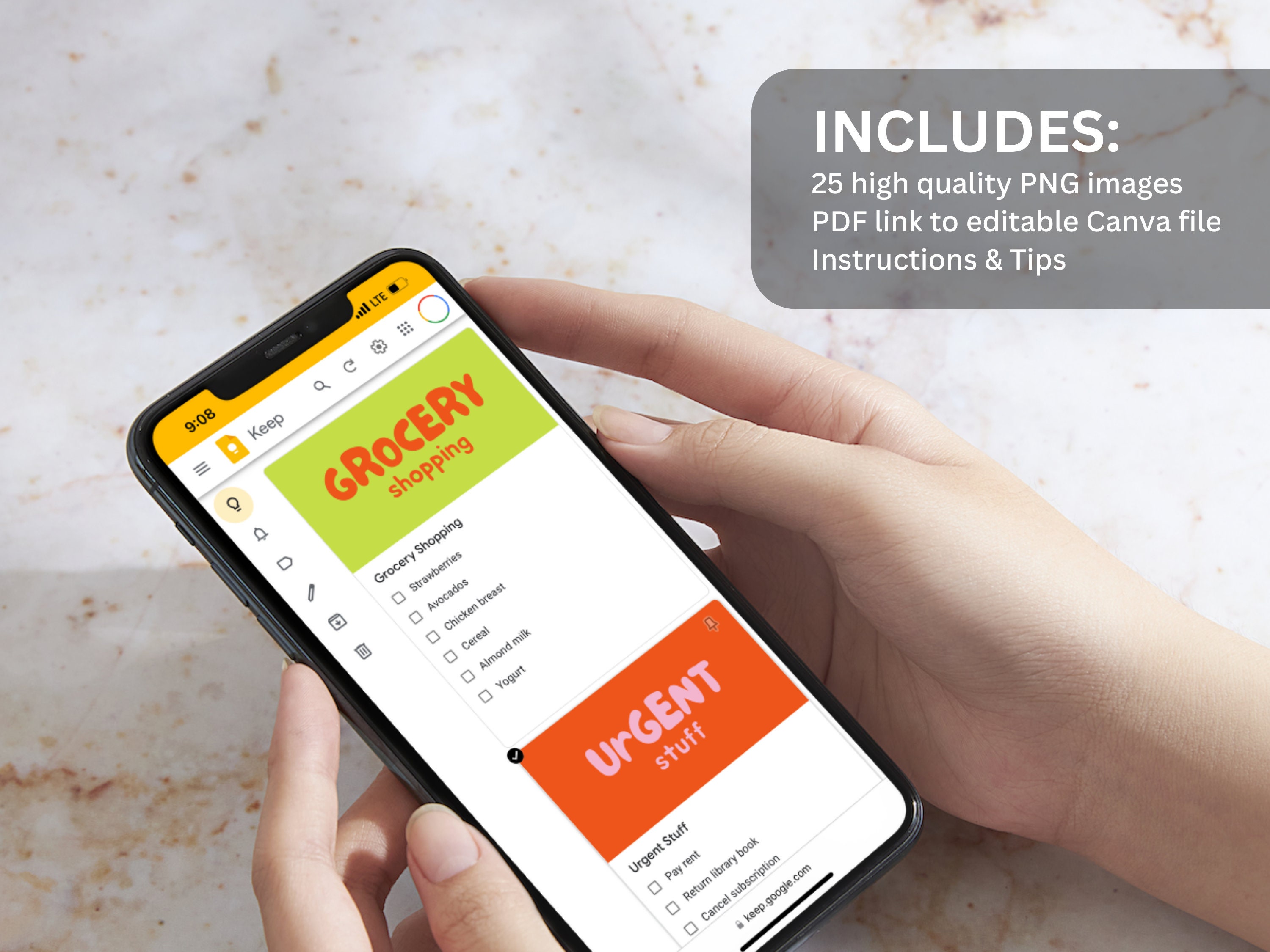 Google Keep Headers | 25 Bright Designs (digital Download) - Etsy