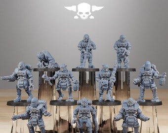 Station Forge Vaskar Freedom Fighters 10 Units 8k Resin - Etsy