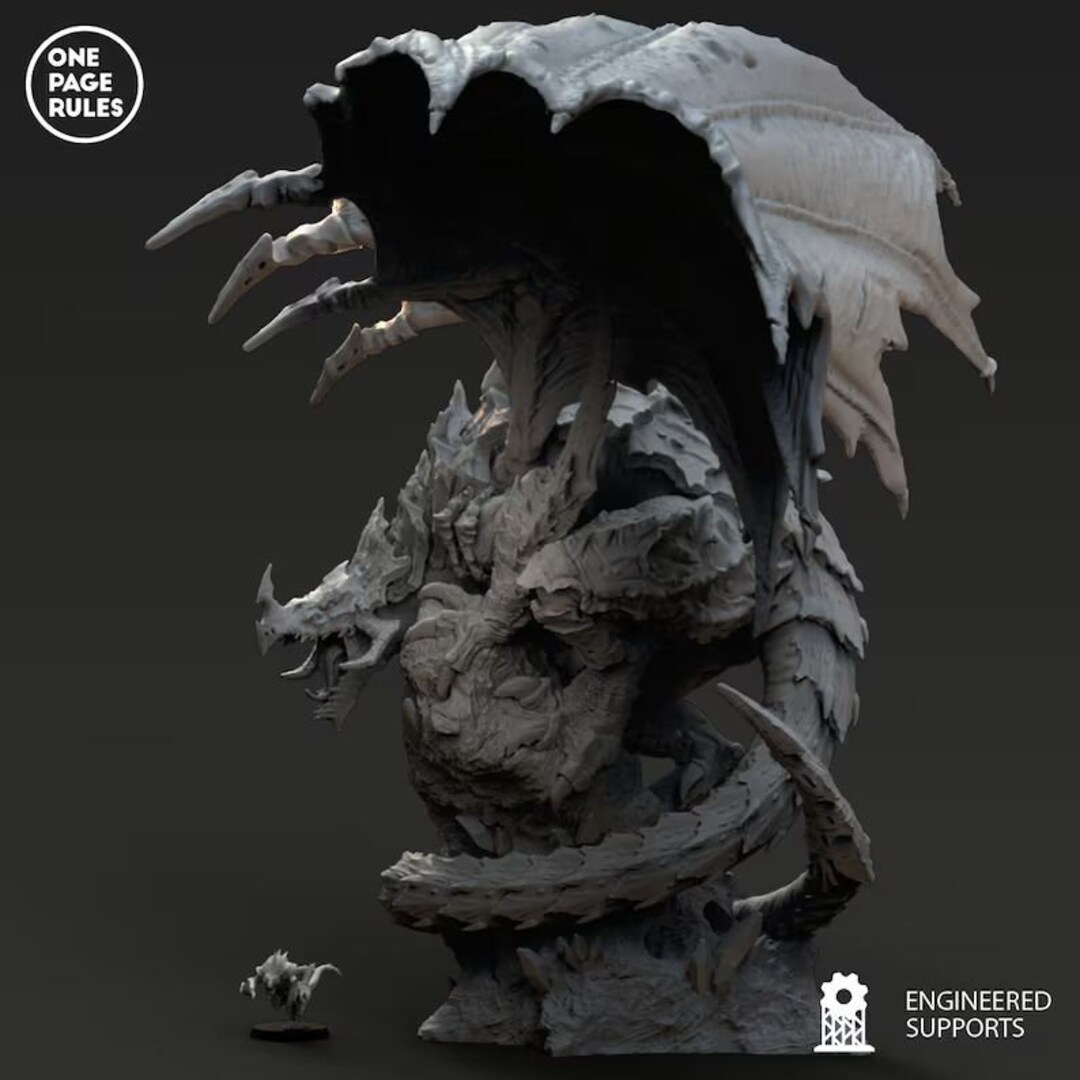 Space Bugs Alien Winged Hive Titan 28/32mm 8k Resin - Etsy