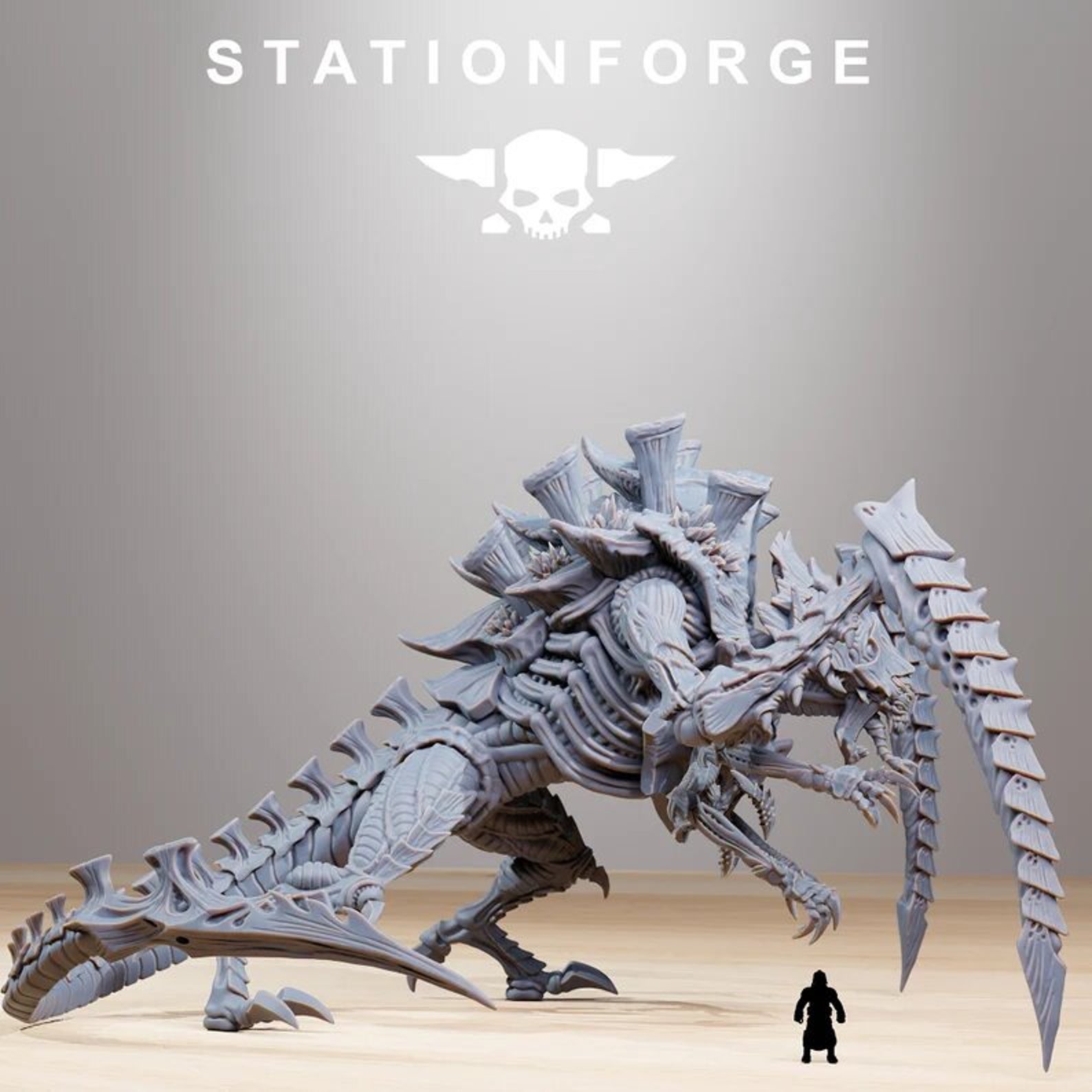 Station Forge Xenarid Queen Monster With Claws 8k Resin - Etsy