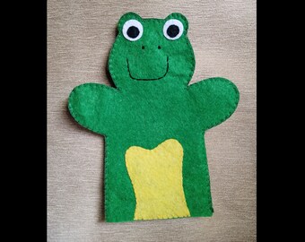 Frog Hand Puppet, Safe for All Ages newborn, Movable Mouth, Eco ...