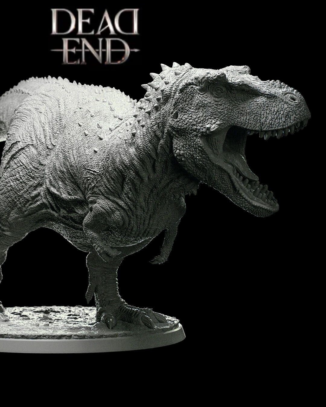 T-rex | UNPAINTED | Dead End | TTRPG D&D Miniature | Dnd - Etsy