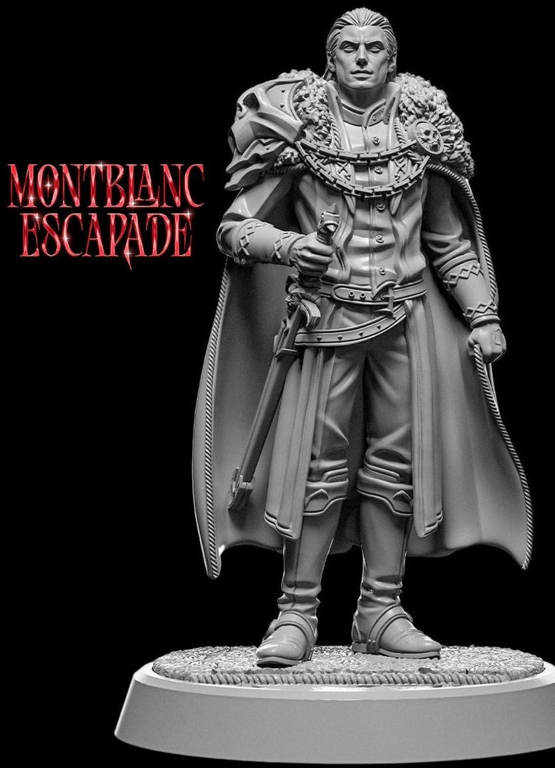 Vyesant Vampire Lord | UNPAINTED | Tabletop Scale | TTRPG D&D Miniature ...