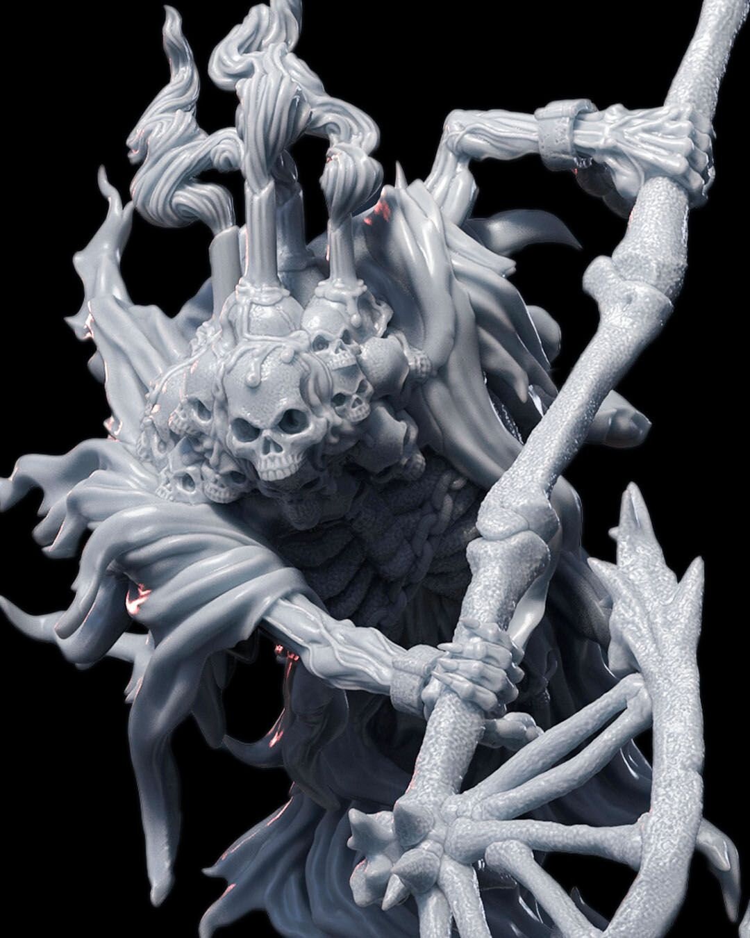 Ghost 3 Monster UNPAINTED Tabletop Scale TTRPG D&D Miniature Dnd - Etsy