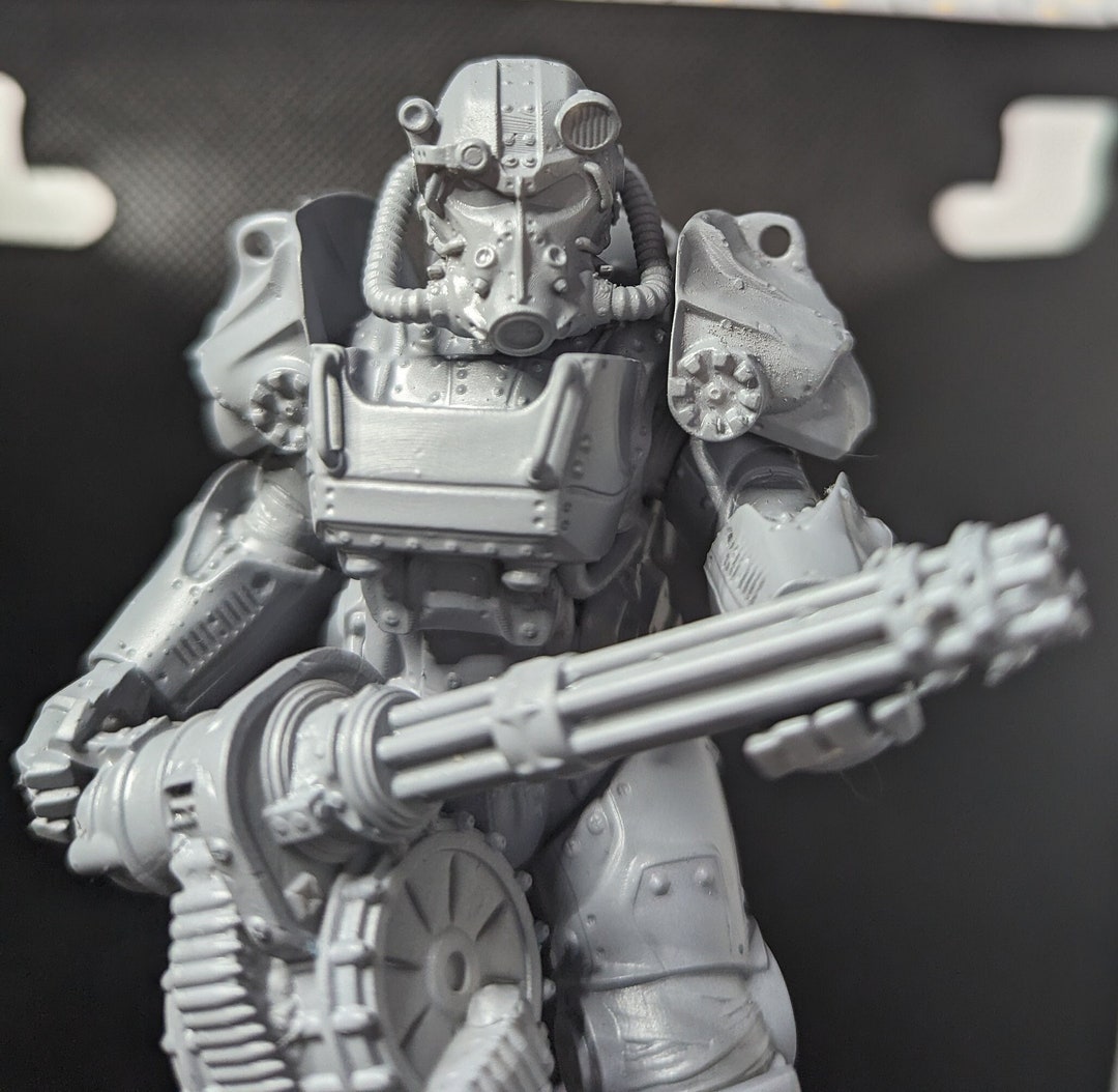 T-60 Fallout Model Fan Art Unpainted Model Sanix3d - Etsy