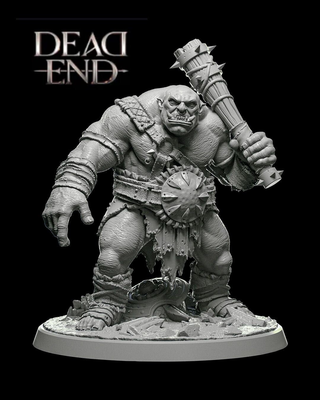 Ogre UNPAINTED Dead End TTRPG D&D Miniature Dnd - Etsy