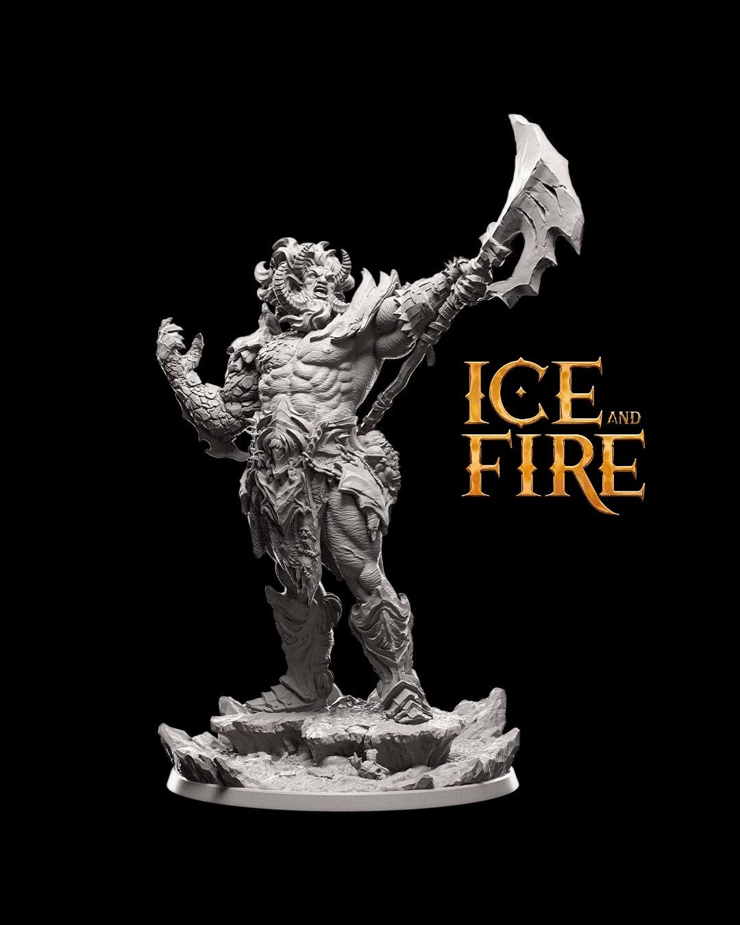 Fire Giant | UNPAINTED | TTRPG D&D Miniature | Dnd - Etsy