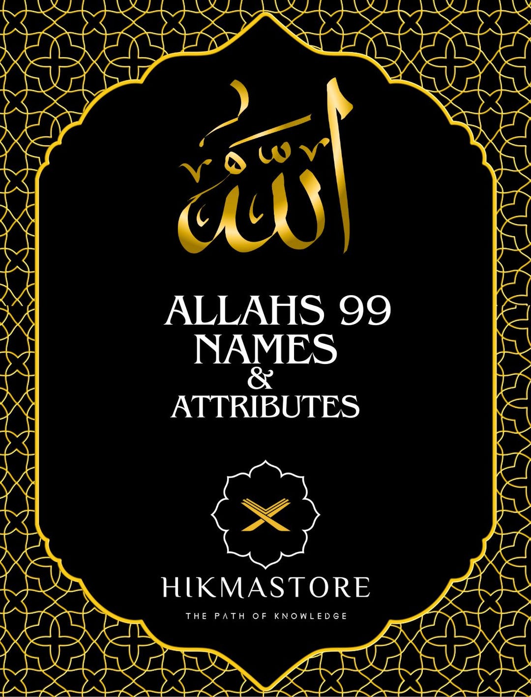 Allahs 99 Names & Attributes With English Translation + Transliteration ...